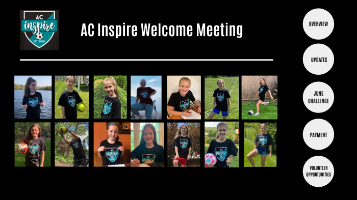 AC Inspire Welcome Meeting 2020 by Jen Michewicz on Prezi