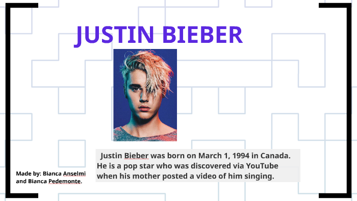 JUSTIN BIEBER by valentina anselmi on Prezi