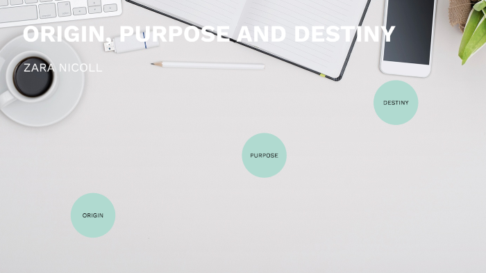 Origin, Purpose and Destiny by Zara Nicoll on Prezi