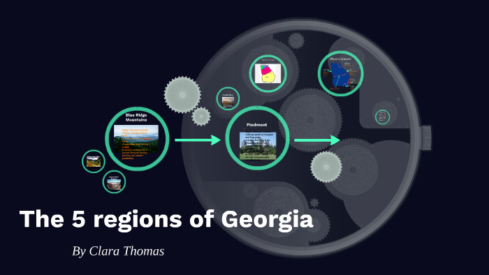The 5 regions of Georgia by Clara Thomas on Prezi