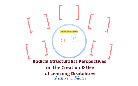 Radical structuralist perspectives on the creation and use of learning ...