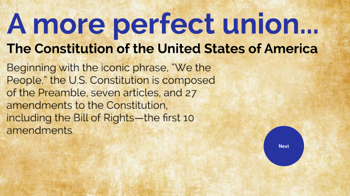 Constitution of United States of America by Corey Ayers on Prezi