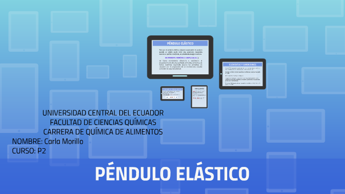 PÉNDULO ELÁSTICO by Carlita Morillo on Prezi
