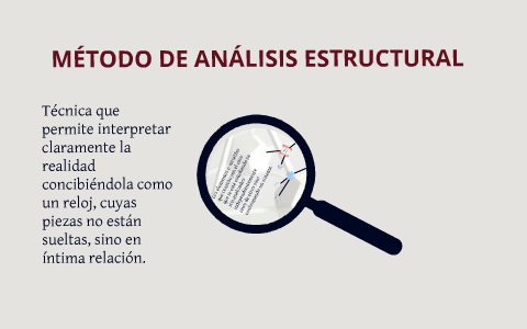 MÉTODO DE ANÁLISIS ESTRUCTURAL by Carlos Alberto on Prezi