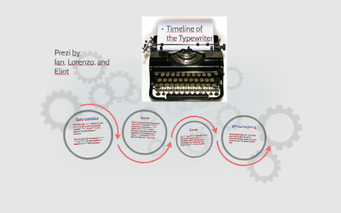 Timeline of the Typewriter by Ian Thomson on Prezi