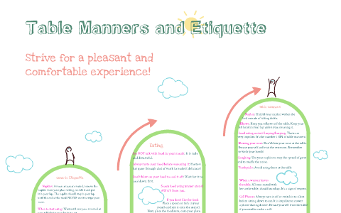 Table Manners and Etiquette by Stacey Probert