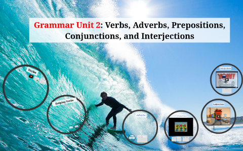 Grammar Unit 2: Verbs, Adverbs, Prepositions, Conjunctions, by ...