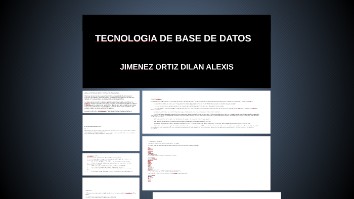 ¿Qué es una Base de datos? - Definición de Base de datos by yang yang ...
