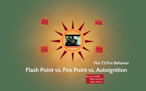 Flash Point vs. Fire Point vs. Autoignition by Jon Gazdik on Prezi