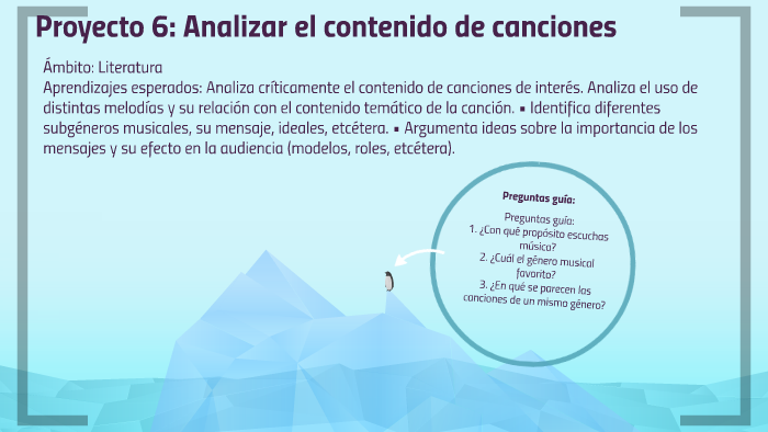 Proyecto 6: Analizar el contenido de canciones by Yolanda Sierra on Prezi