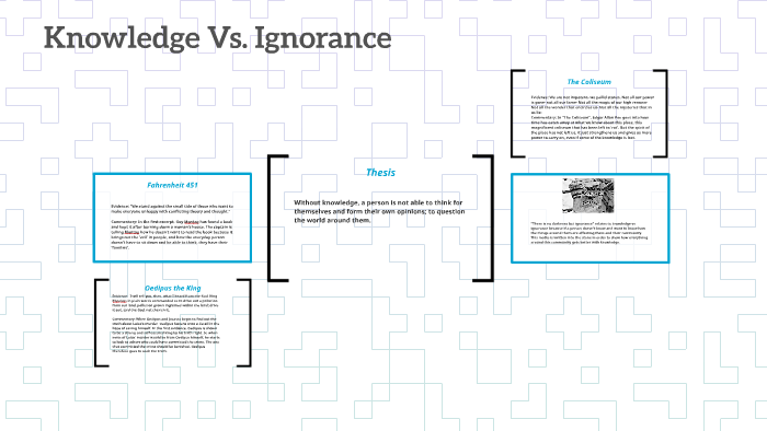 Knowledge Vs. Ignorance by Alex Hargon on Prezi