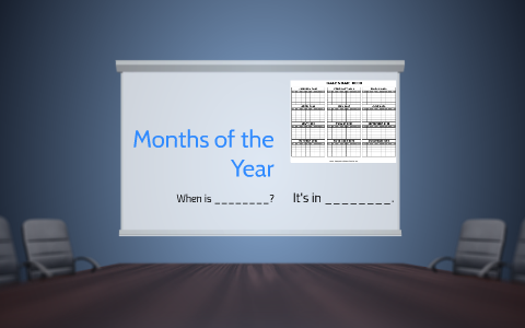 Months of the Year by Jamie Zamora on Prezi
