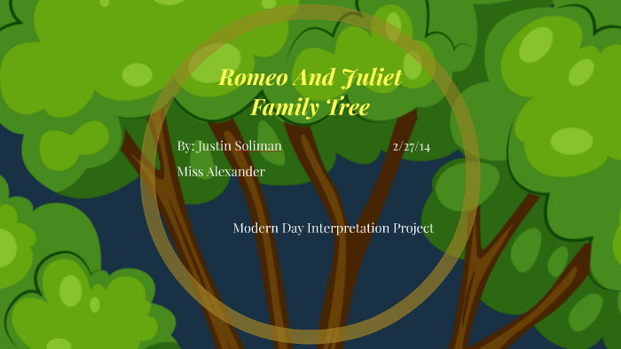 Romeo And Juliet Family Tree by e e on Prezi