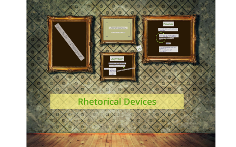 Rhetorical Devices: Oxymoron/Paradox and Metonymy/Syecdoche by Morgan ...