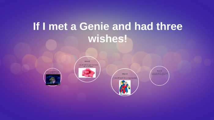If I met a Genie and had three wishes by Amanda Amaro on Prezi