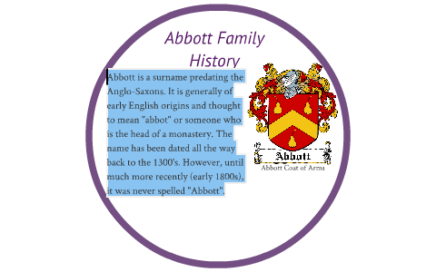 Abbott Family Crest by Brad Abbott on Prezi
