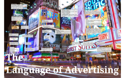 The Language of Advertising by Giann Vega