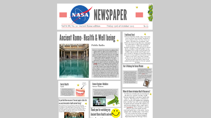 Newspaper- Ancient Rome by Andy Sullivan on Prezi