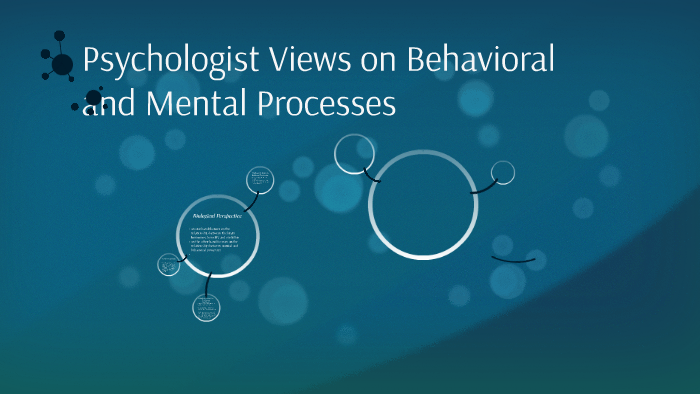 Psychologist Views on Behavioral and Mental Processes by Mary Bailey on ...