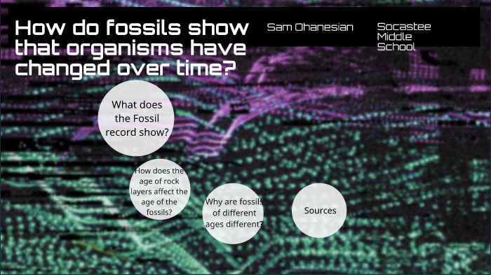 How Do Fossils Show That Organisms Have Changed Over Time? by William ...