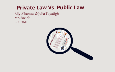 Private Vs. Public Law by Ally Albanese on Prezi
