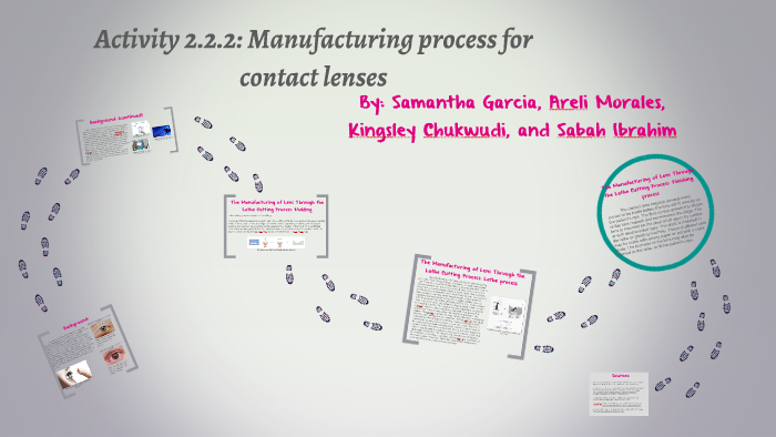 Manufacturing process for contact lenses by Sabah Ibrahim on Prezi