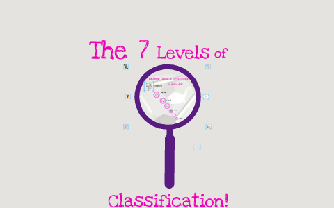 The Seven Levels of Classification by Aimee Azar on Prezi