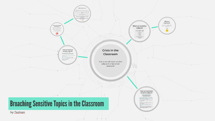 Broaching Sensitive Topics in the Classroom by Ivy Christianson on Prezi
