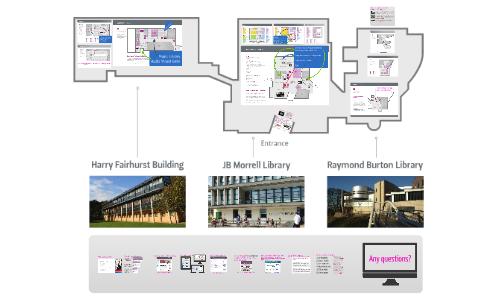 History of Art Interactive Map of the Library by University of York ...