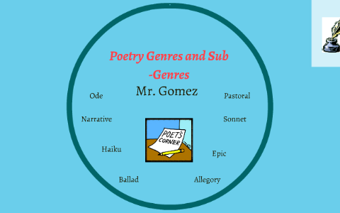 Poetry Genres and Subgenres by Megan Howes on Prezi