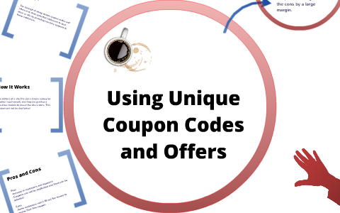Using Unique Coupon Codes and Offers by Steadman Stewart on Prezi