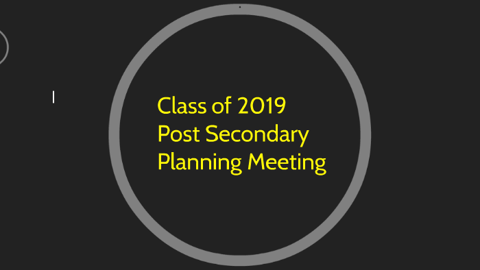Senior Post-Secondary Planning Meeting by Lake Braddock Secondary ...