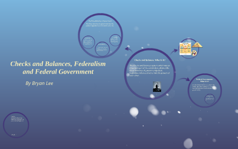 Checks and Balances, Federalism and Federal Government by Bryan Lee on ...