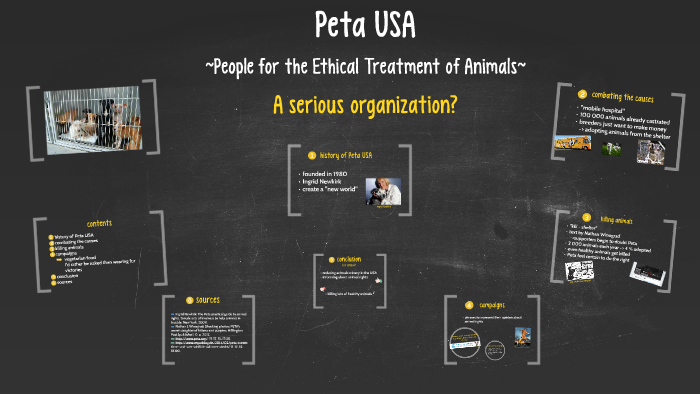 Peta USA. A serious organization? by Theresa .. on Prezi