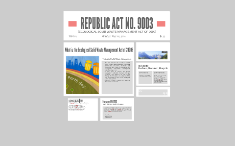 REPUBLIC ACT NO. 9003 by ropi ropi on Prezi
