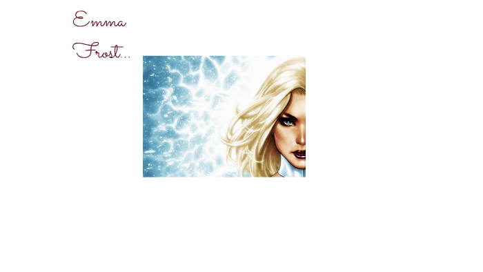 emma frost /women are heroes too by Sarah Taher on Prezi