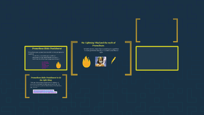 The Lightning Thief and the myth of Prometheus by Dorrian Galvin on Prezi