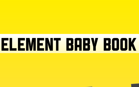Element Baby Book by Matt Ceolaro