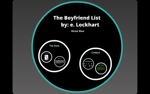 The Boyfriend List- e. Lockhart by michal west