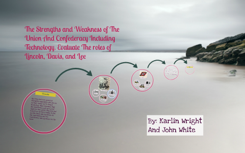 The Strengths and Weakness of The Union And Confederacy Incl by Karlin ...