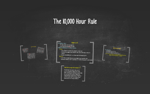 The 10,000 Hour Rule by Sophie Carlson on Prezi