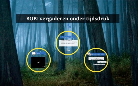 BOB: vergaderen onder tijdsdruk by jantien Groeneveld on Prezi