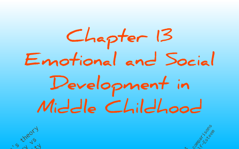 Emotional and Social Development in Middle Childhood by Michael Reed on ...