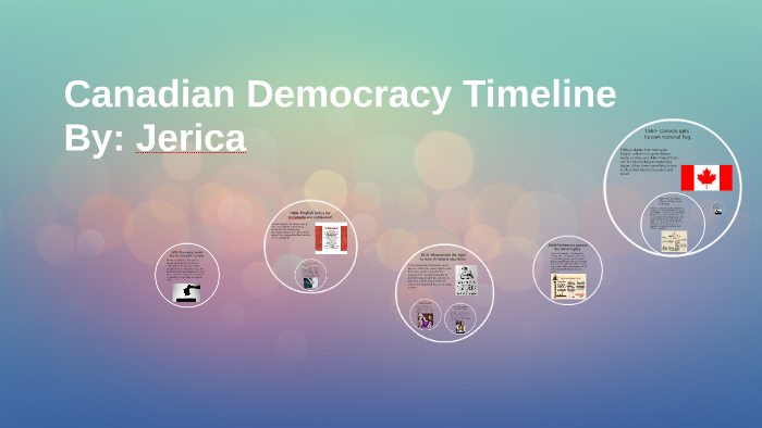 Canadian Democracy Timeline by jerica carson on Prezi