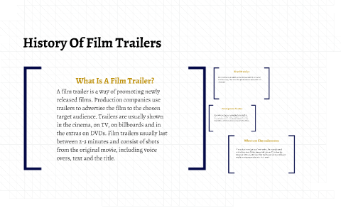 History Of Film Trailers by eliza newman on Prezi