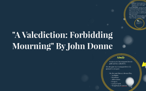 "A Valediction: Forbidding Mourning" By John Donne by taylor thompson ...