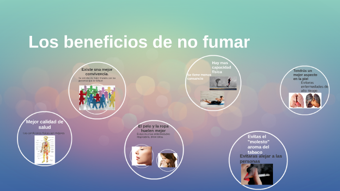 Los beneficios de no fumar by Gloria Tiburcio on Prezi