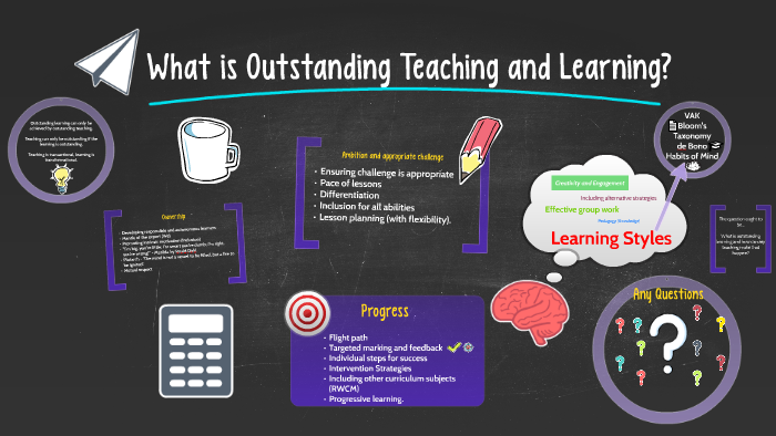 What is Outstanding Teaching and Learning? by Joe Jagger on Prezi