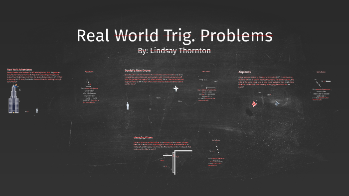 Real World Trig. Problems by Lindsay Thornton on Prezi