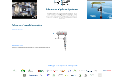 Advanced Cyclone Systems: Leading gas solid separation with cyclones by ...